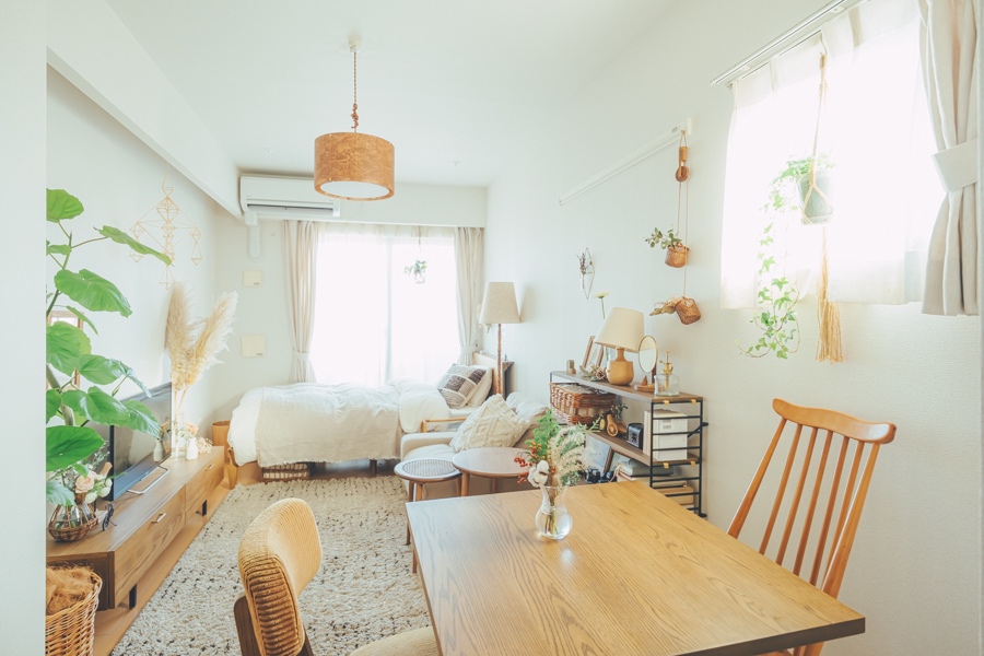 【1人暮らし】IKEAの家具や雑貨が大人気！オシャレな1Kインテリア実例3選 | ライフスタイル | カルチャー ＆ ライフ | FUDGE.jp