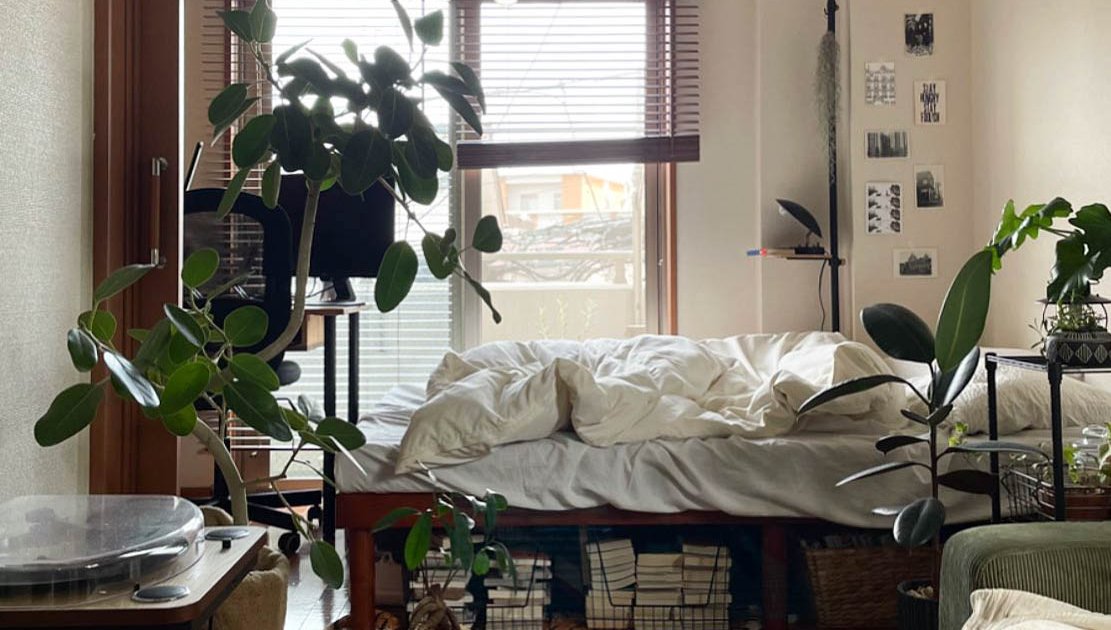30㎡でつくる、ナチュラル＆ボタニカルの落ち着く空間。二人暮らしの1DKインテリア 【私らしく暮らす】 | ライフスタイル | カルチャー ＆ ライフ | FUDGE.jp