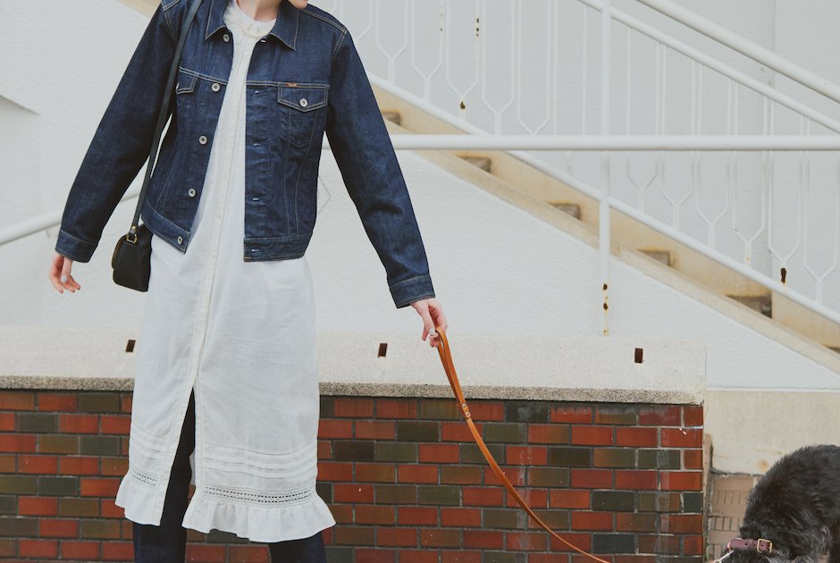 デニムオンデニムが一気に今っぽくなる！レースワンピースを挟んでみよう【FUDGE dig.｜デニムオンデニム着まわしDAY3】 | FUDGE dig. | ファッション | FUDGE.jp