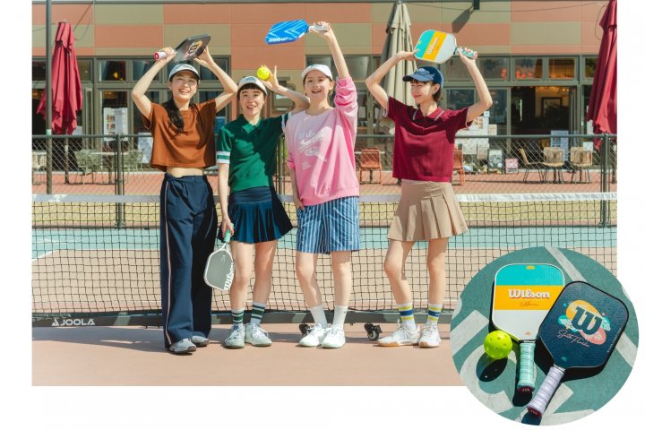 おしゃれな人がいま注目のスポーツ、ピックルボールを《ウイルソン》のウエアで体験してみた！ | SPECIAL | ファッション | FUDGE.jp